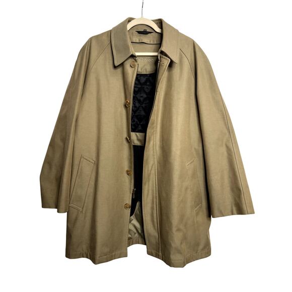 Calvin Klein | Jackets & Coats | Calvin Klein Rain Coat Olive Green ...